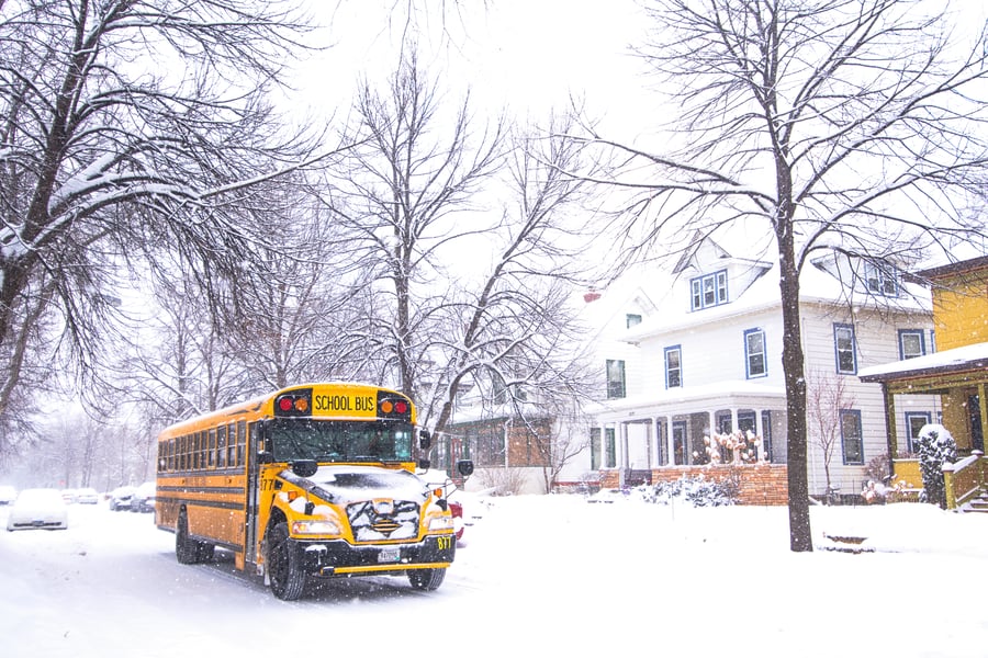 Icy, Snowy Weather & School Bus Safety